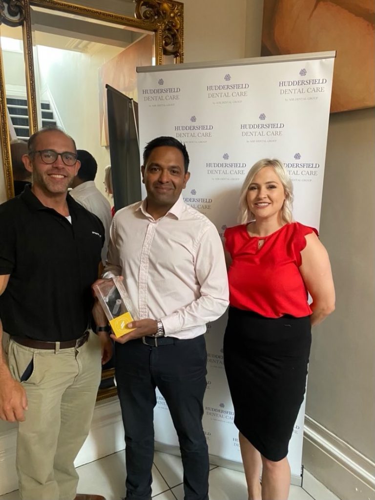 Dr Altaf Hussain is awarded the Gold MTI Straumann award | Huddersfield ...